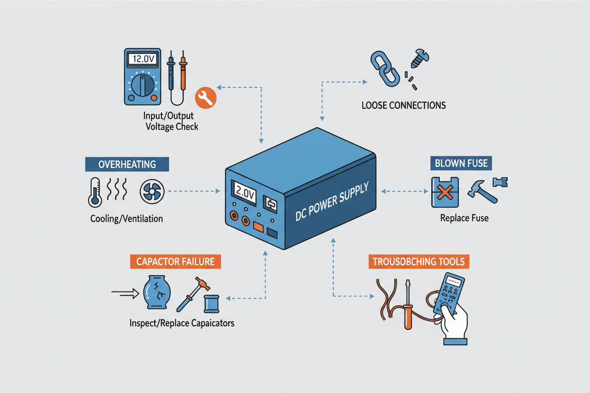 DC Power Supply Common Problems and How to Fix Them Kiprim