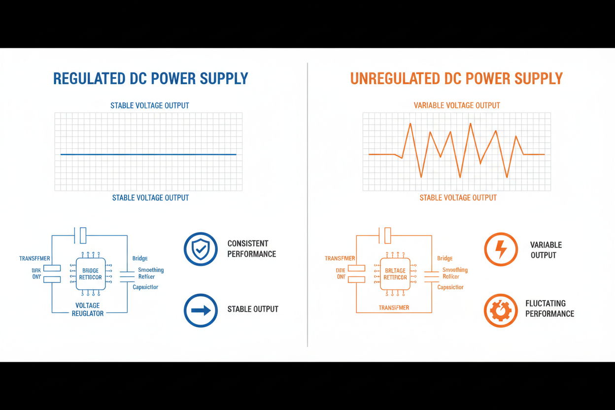 Regulated vs Unregulated DC Power Supply Explained – Kiprim