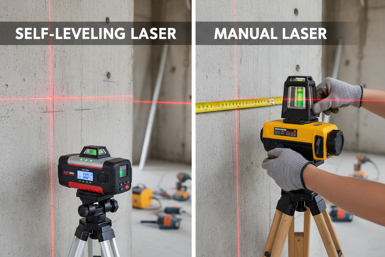 Laser Level: Self-Leveling vs Manual - Pros & Cons – Kiprim